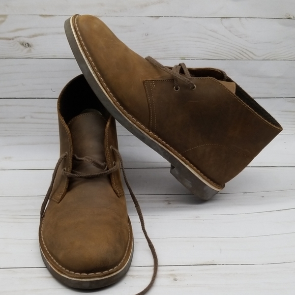 Clarks | Shoes | Clarks Mens Chukka Leather Boots | Poshmark